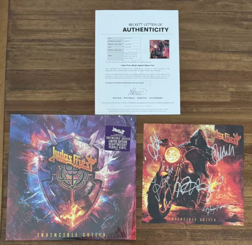 Authentic Judas Priest Signed Memorabilia | Autographia