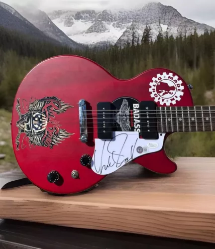 Kid Rock Signed Autograph Full Signature Epiphone Electric Guitar JSA ...