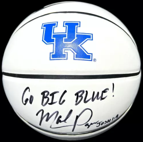 MARK POPE SIGNED KENTUCKY WILDCATS NIKE LOGO BASKETBALL GO BIG BLUE ...