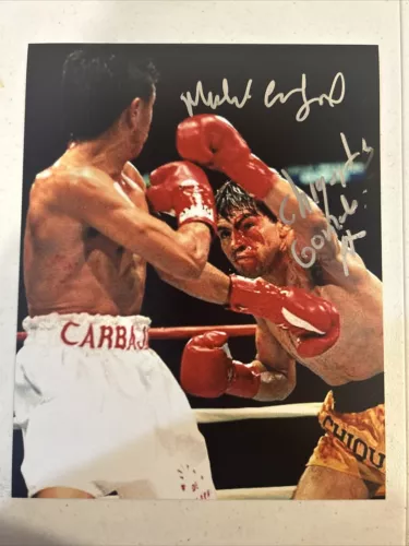 MICHAEL CARBAJAL CHIQUITA GONZALEZ SIGNED AUTOGRAPH 8x10 PHOTO PICTURE BOXING | Autographia