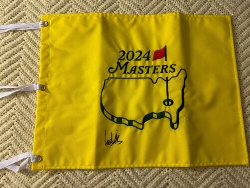 New 2024 Official Masters Golf Flag Augusta Embroidered Ludwig Aberg ...