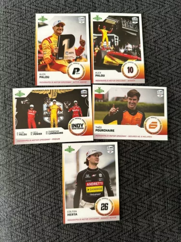 Parkside IndyCar Pronto Week 6 Indianapolis Sonsio GP 5 Trading Cards ...
