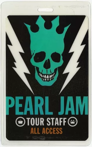 Pearl Jam All Access Laminated Backstage Pass - 2003 Riot Act Tour ...