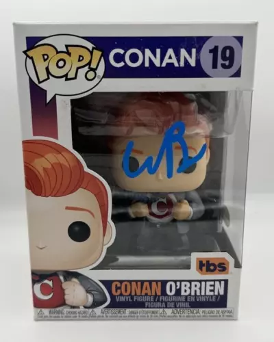 Conan O'Brien "Conan" AUTOGRAPH Signed 'Revealed Conan' 19 Funko Pop ...