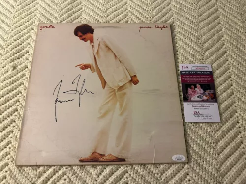 James Taylor SIGNED Gorilla 33 Vinyl Record ALBUM COVER JSA ...