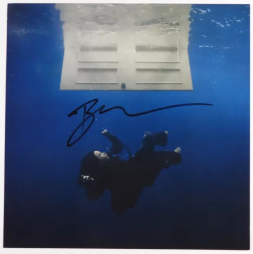 Billie Eilish JSA Fully Autograph Signed Album Insert Vinyl Hit Me Hard ...