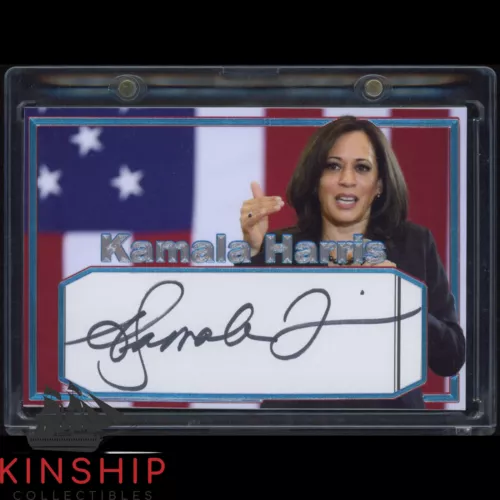 Kamala Harris signed Cut Custom Card JSA LOA President Joe Biden VP ...