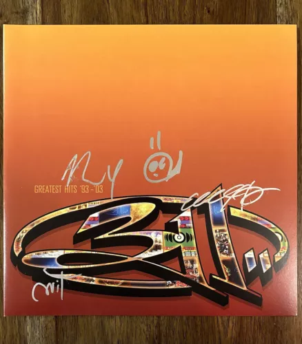 ‘311’ Band Signed Vinyl Album ‘Greatest Hits’ Nick Hexum +3 Members ...