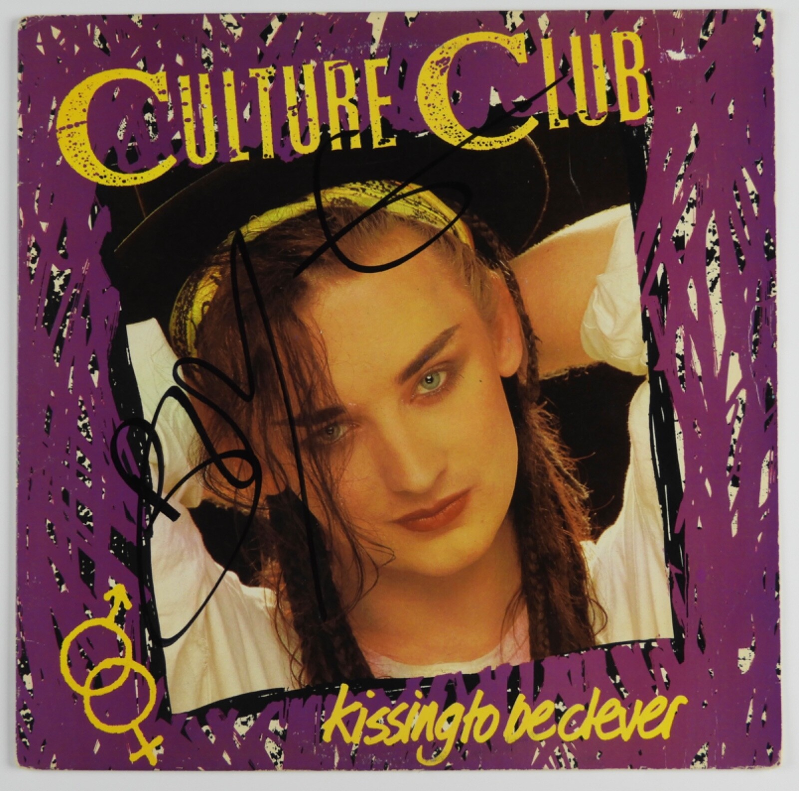 Boy George JSA Signed Autograph Record Album Vinyl Culture Club Kissing ...