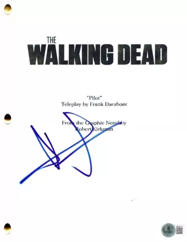 Andrew Lincoln Signed The Walking Dead Pilot Script Authentic Autograph ...
