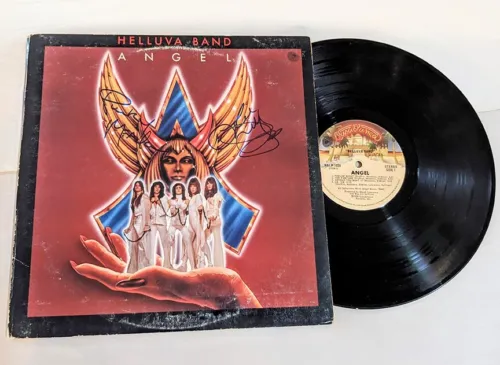 Angel band REAL hand SIGNED Helluva Band Vinyl Record COA Punky & Frank ...