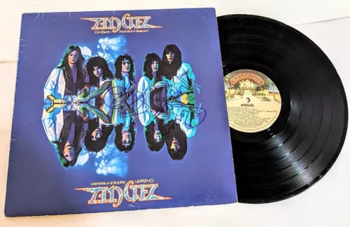 Angel band REAL SIGNED On Earth As In Heaven Vinyl Record COA Punky ...