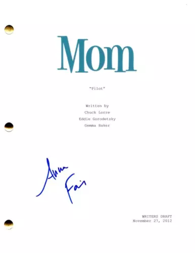 Anna Faris Signed Autograph Mom Full Pilot Script Screenplay - Christy ...