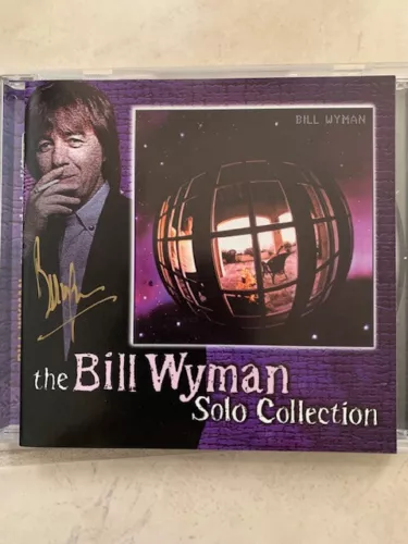 BILL WYMAN HAND SIGNED THE SOLO COLLECTION CD BOOKLET ROLLING STONES ...