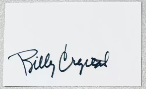 Billy Crystal Signed Autographed 3x5 Card SWAU Authenticated Monsters ...
