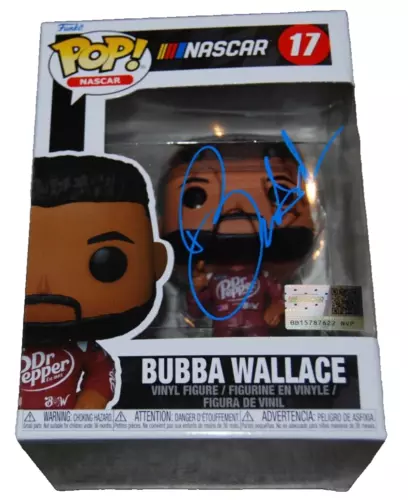 BUBBA WALLACE signed (NASCAR) autograph Racing FUNKO POP #17 BECKETT ...
