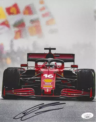CHARLES LECLERC SIGNED AUTOGRAPH 8X10 PHOTO FERRARI FORMULA ONE F1 ...