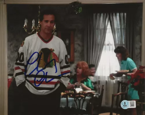 Chevy Chase signed Christmas Vacation 8x10 photo Clark Griswold #9 ...