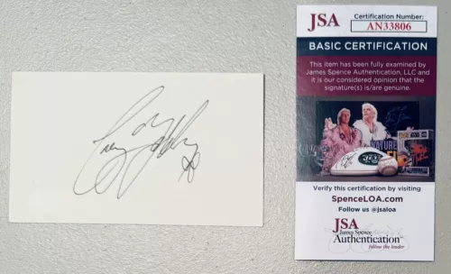 Corey Feldman Signed Autographed 3x5 Card JSA Cert The Goonies Stand By ...