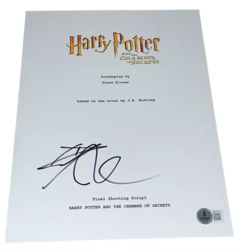 Daniel Radcliffe Signed Harry Potter and The Chamber of Secrets Script ...