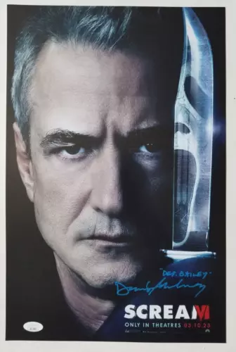 Dermont Mulroney REAL hand SIGNED 11x17" Scream VI Poster #1 JSA COA ...