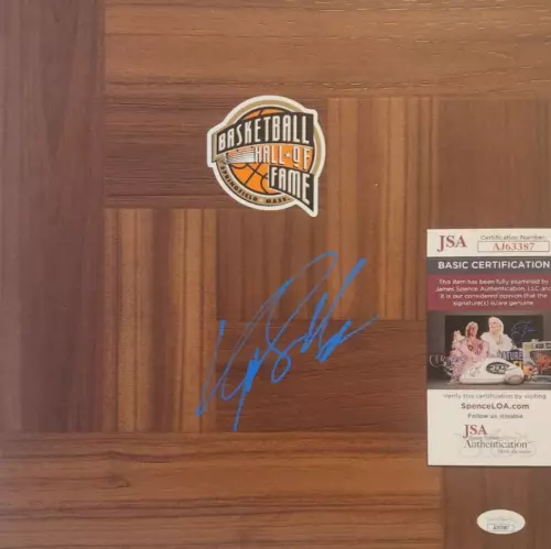 Dominique Wilkins Signed Floorboard w/ JSA COA Basketball Hall of Fame ...
