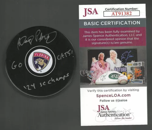 Doug Plagens Signed & Inscribed "2024 Stanley Cup" Florida Panthers ...