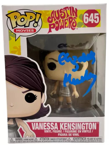 Elizabeth Hurley Signed Funko Austin Powers Vanessa Authentic Autograph ...