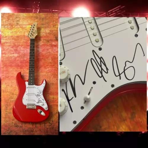 GFA Alex Trimble x3 Band * TWO DOOR CINEMA CLUB * Signed Electric ...