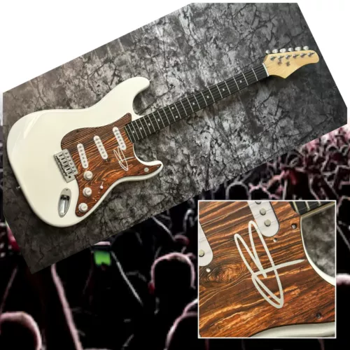 GFA Blue October Band * JUSTIN FURSTENFELD * Signed Rare Electric ...