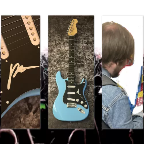 GFA Fall Out Boy FOB Singer * PATRICK STUMP * Signed Electric Guitar ...