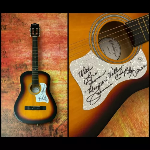GFA Harper Valley PTA Star * JEANNIE C. RILEY * Signed Acoustic Guitar ...