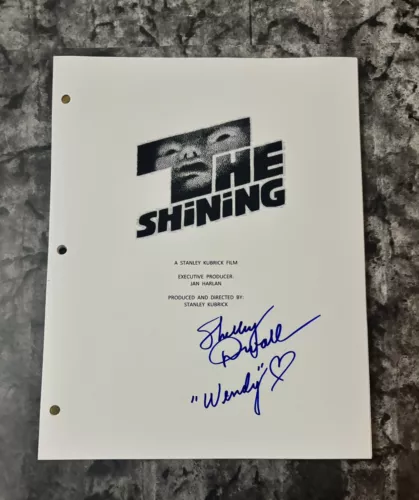 GFA The Shining '80 Movie * SHELLEY DUVALL * Signed Movie Script PROOF ...