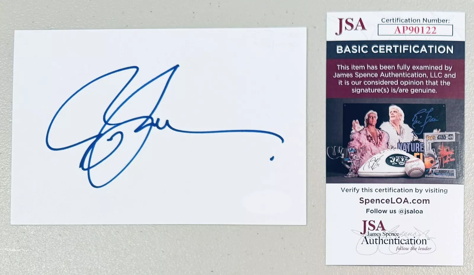 Guy Pearce Signed Autographed 4x6 Card JSA Cert Memento | Autographia
