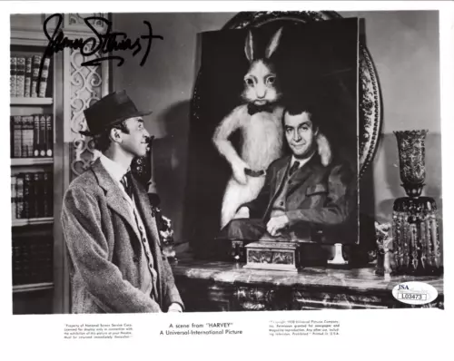 JIMMY STEWART HAND SIGNED 8x10 PHOTO BEST POSE EVER FROM HARVEY JSA ...