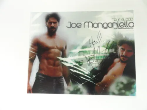 JOE MANGANIELLO SIGNED TRUE BLOOD 8X10 SHIRTLESS PHOTO ALCIDE | Autographia