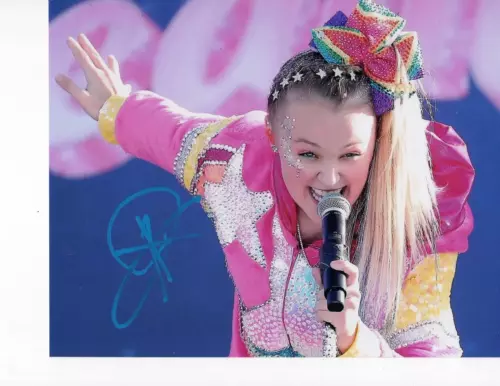 JOJO SIWA SIGNED DISNEY YOUNG 8X10 | Autographia