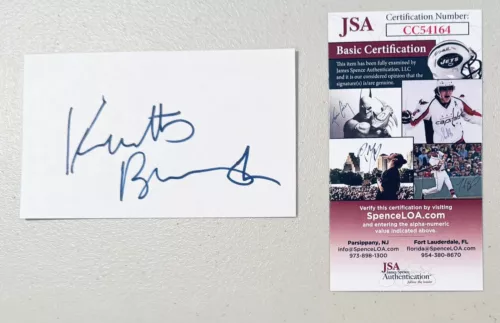 Kenneth Branagh Signed Autographed 3x5 Card JSA Actor Director ...