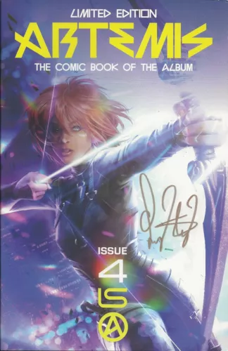 Lindsey Stirling SIGNED Limited Edition Artemis Comic Book B No. 4 JSA ...