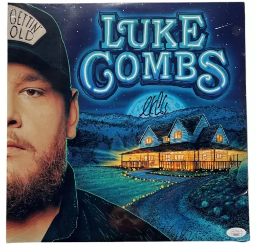 LUKE COMBS SIGNED GETTIN OLD FAST CAR ALBUM RECORD VINYL LP AUTOGRAPH ...