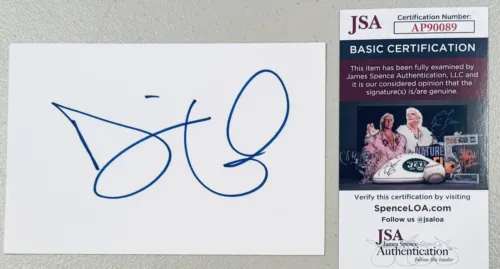 Maggie Gyllenhaal Signed Autographed 4x6 Card JSA Cert Batman The Dark ...