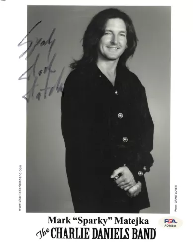 Mark "Sparky" Matejka signed 8x10 photo PSA/DNA Autographed The Charlie ...