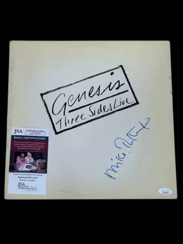 Mike Rutherford Genesis Guitarist Three Sides Live Signed Autograph ...