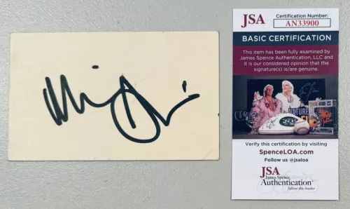 Minnie Driver Signed Autographed 3.5 x 5.5 Card JSA Certified Good Will ...