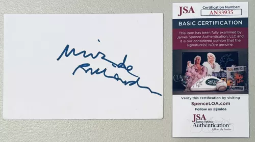 Miranda Richardson Signed Autographed 4x6 Card JSA Cert Harry Potter ...
