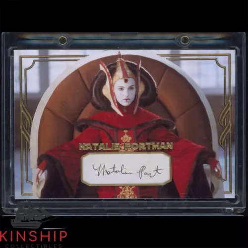 Natalie Portman signed Cut Custom Card JSA COA Star Wars Movie Auto ...