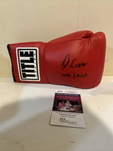 OSCAR COLLAZO SIGNED AUTOGRAPH BOXING GLOVE JSA COA WBO CHAMPION BOXER | Autographia