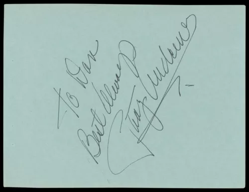 Patty Andrews The Phynx "Best Wishes" Signed Cut Signature BAS #BN06349 ...