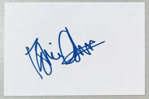 Robbie Coltrane Signed Autographed 4x6 Card SWAU Authenticated Harry ...