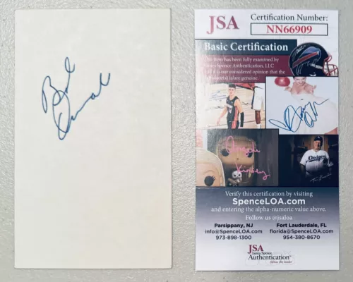 Robert Duvall Signed Autographed 3x5 Card JSA Certified Godfather ...
